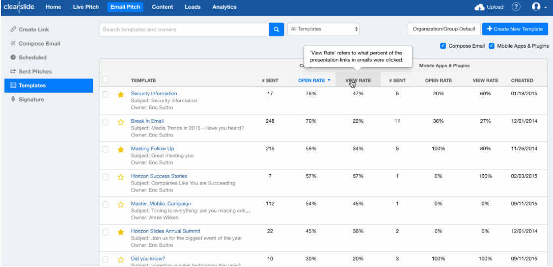 Exciting Updates to ClearSlide Email Templates | ClearSlide
