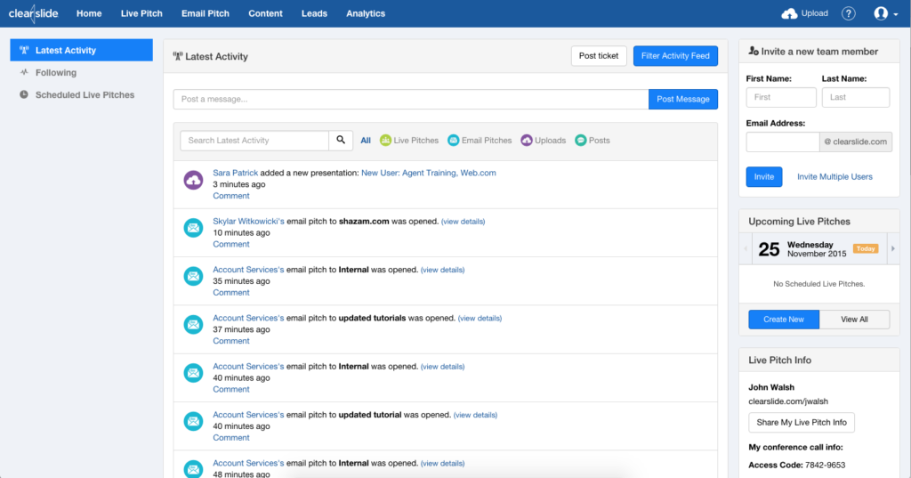 More ClearSlide UI Improvements Releasing this Week! | ClearSlide