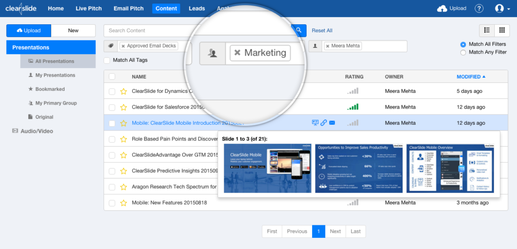 More ClearSlide UI Improvements Releasing this Week! | ClearSlide