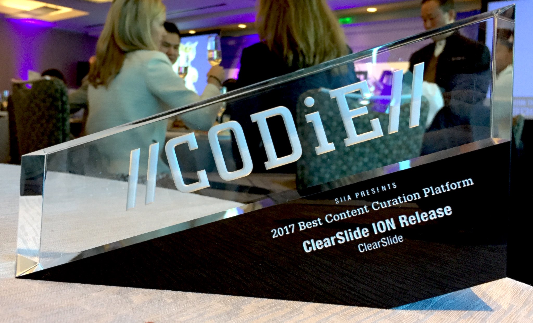 ClearSlide Sales Engagement Platform Wins Two 2017 CODiE Awards
